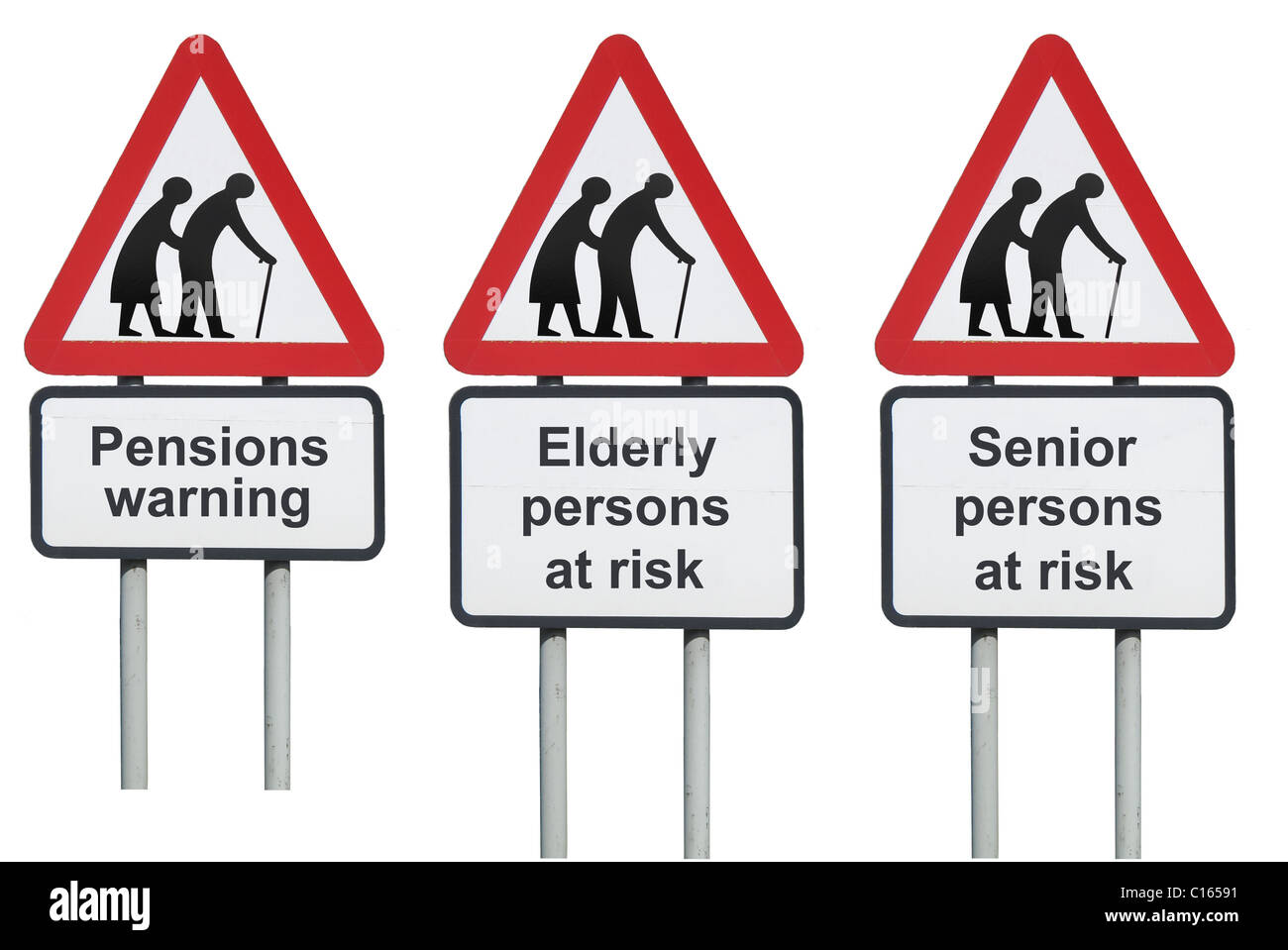 Elderly silhouettes hi-res stock photography and images - Alamy