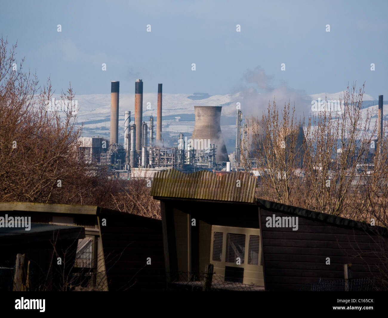 Industry versus nature Stock Photo - Alamy