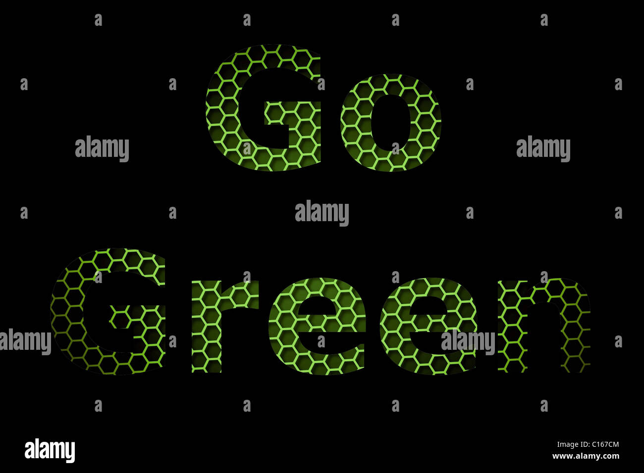 Go Green good for the environment and earth Stock Photo - Alamy