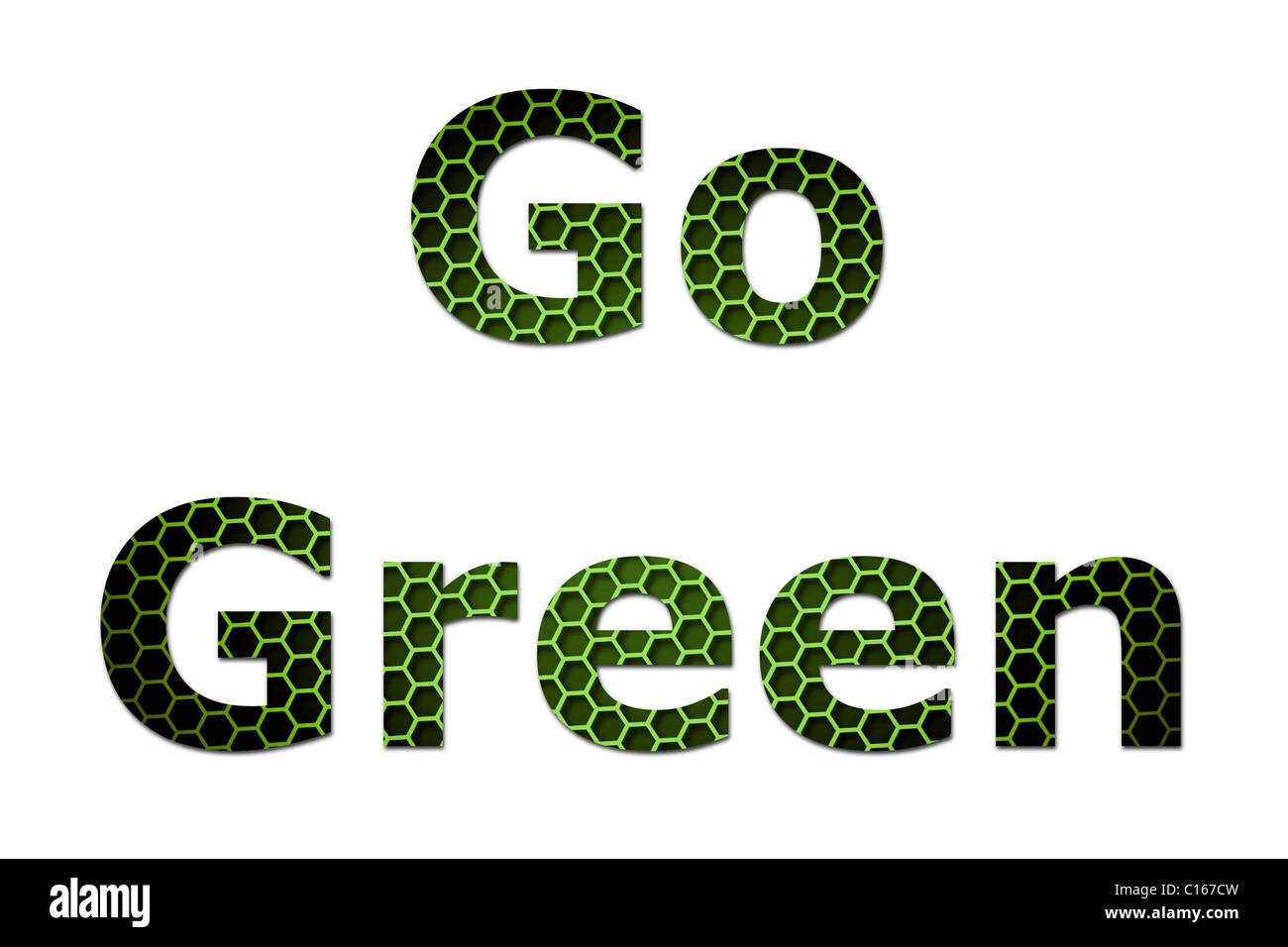 Go green eco life Cut Out Stock Images & Pictures - Alamy
