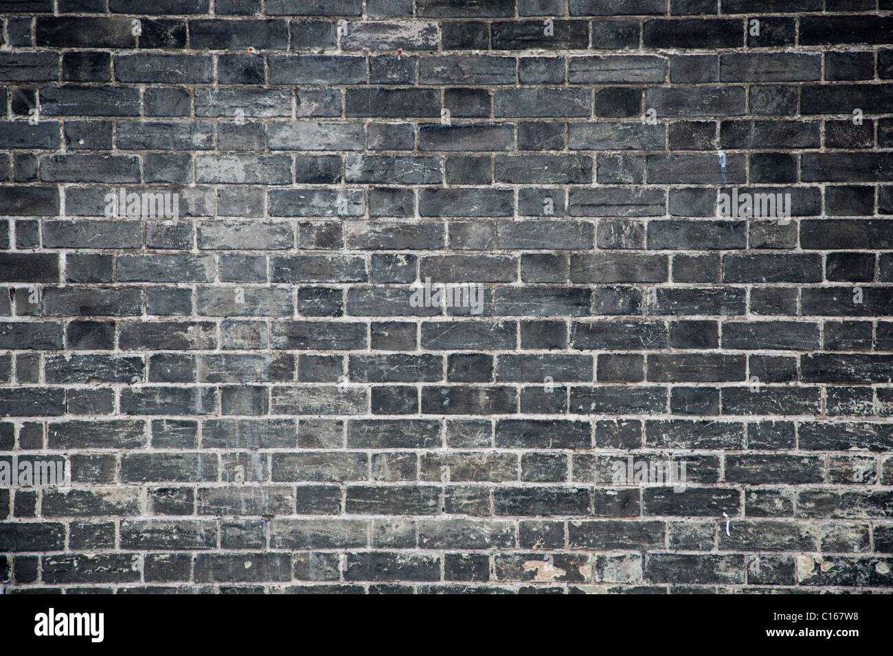 Detail of gray Georgian wall and Brick work Stock Photo - Alamy
