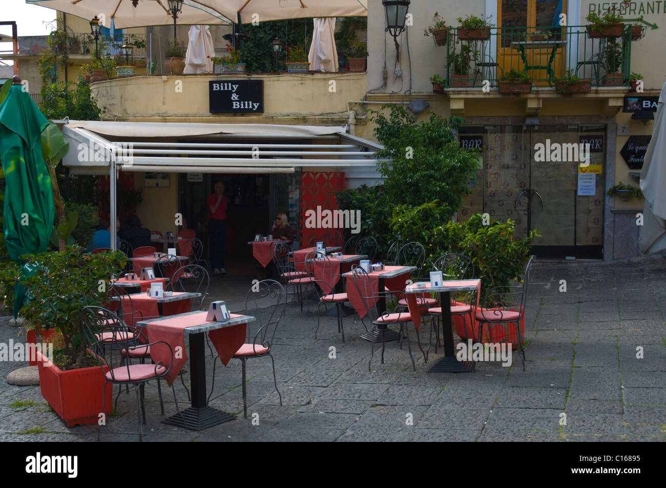 Billy & Billy bar cafe terrace at Piazza del Duomo square old town ...