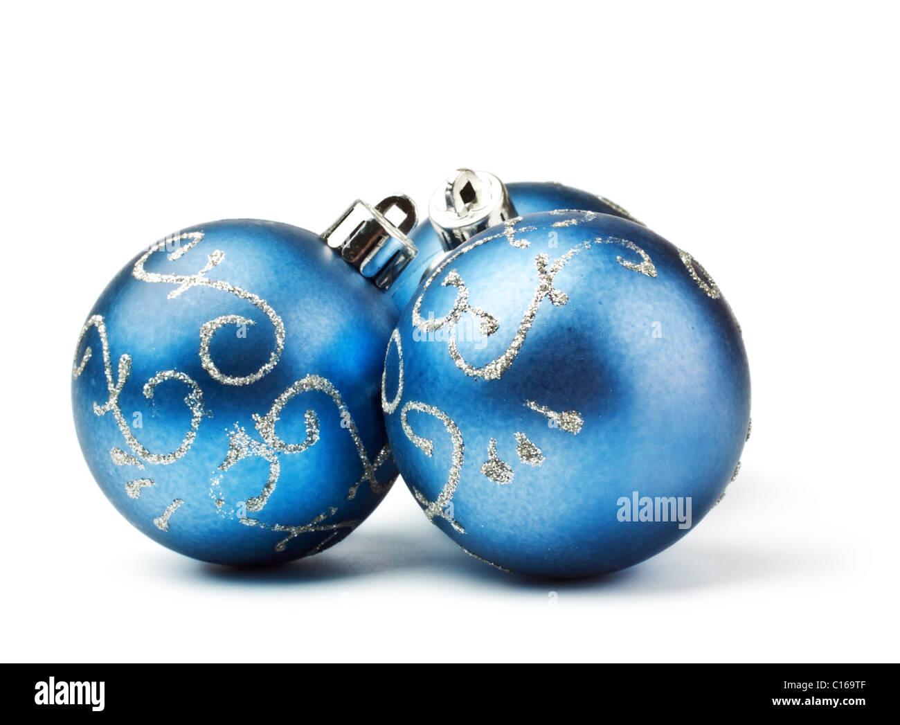 Christmas balls decoration isolated Cut Out Stock Images & Pictures - Alamy