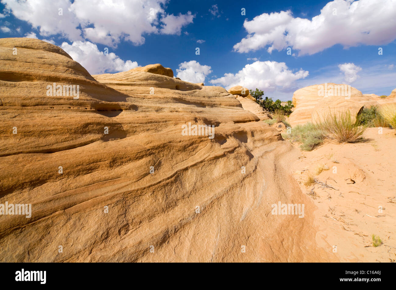 Sandstone formations in Devils Garden, Grand Staircase Escalante ...