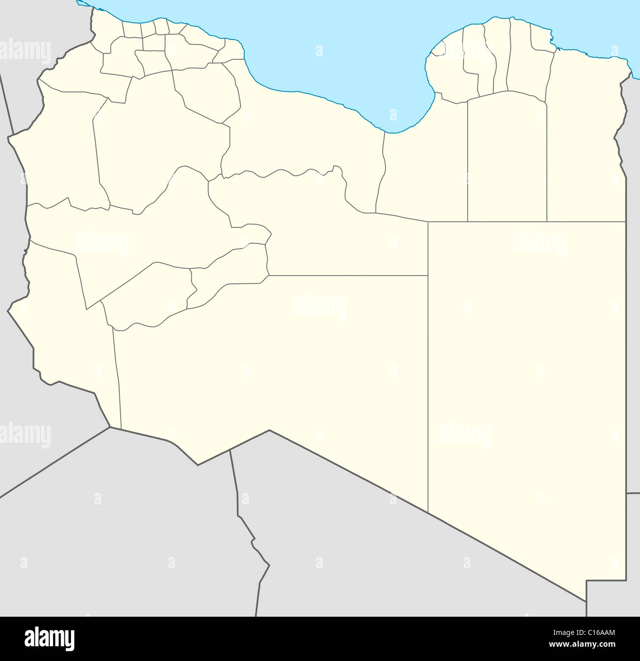 Libya map hi-res stock photography and images - Alamy