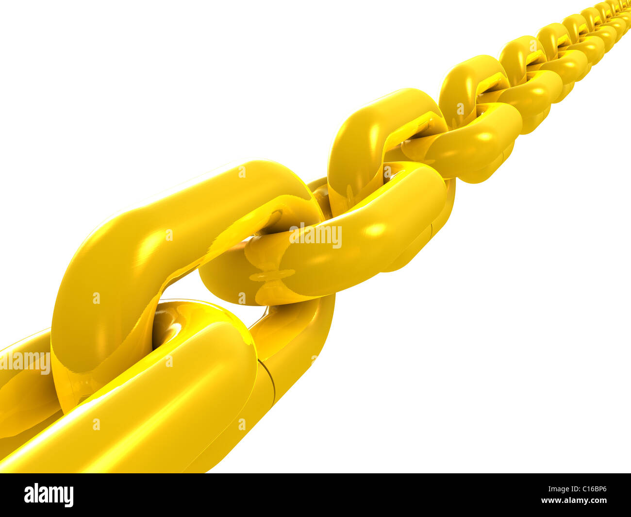 Golden chain close up Stock Photo - Alamy
