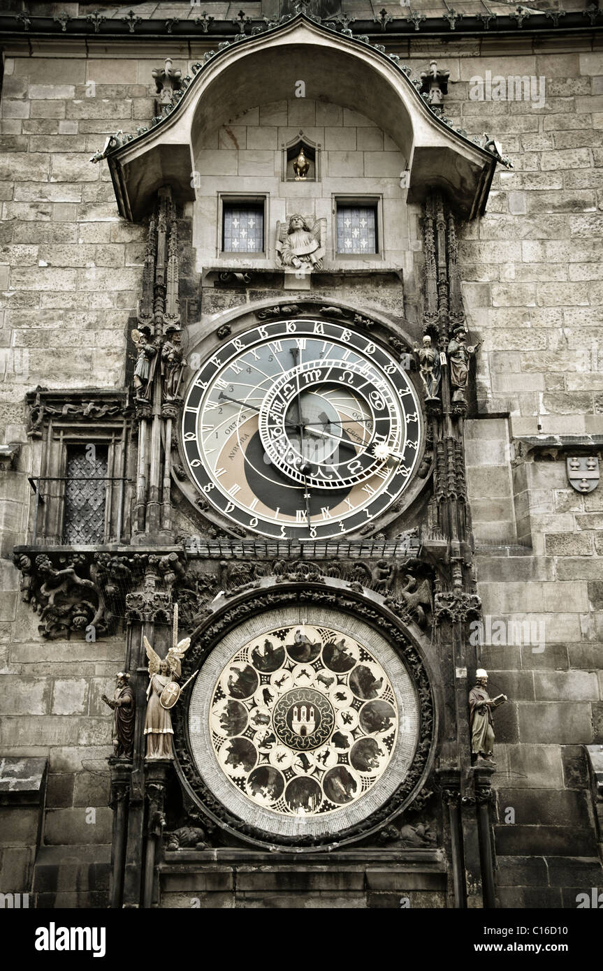 Astronomical clock, Prague, Czech Republic Stock Photo - Alamy
