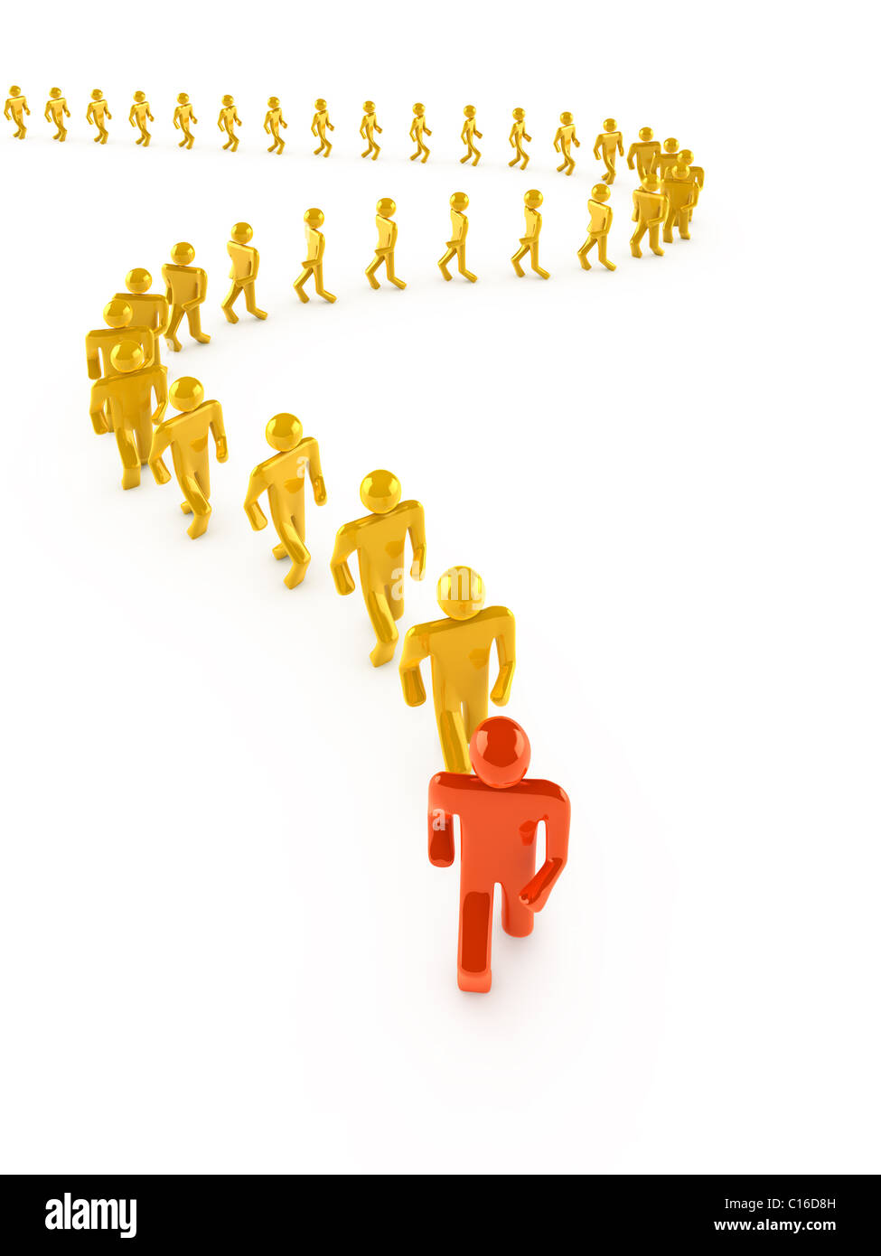 Movement leader Cut Out Stock Images & Pictures - Alamy