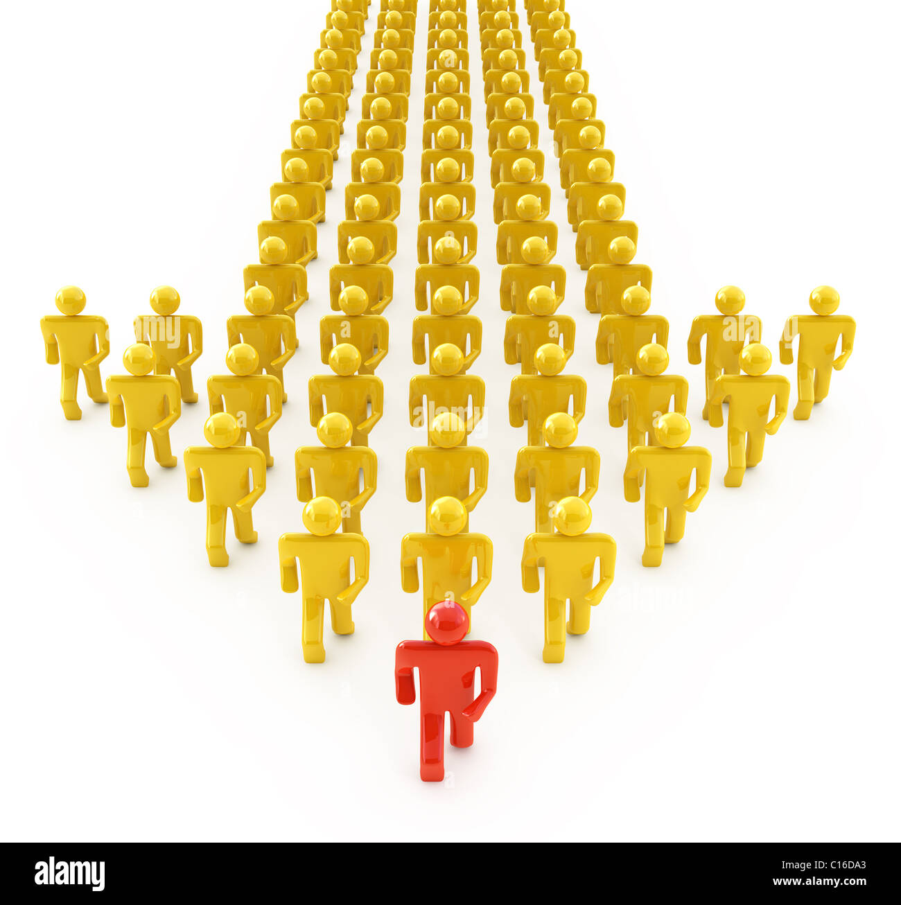 Leader walking hi-res stock photography and images - Alamy