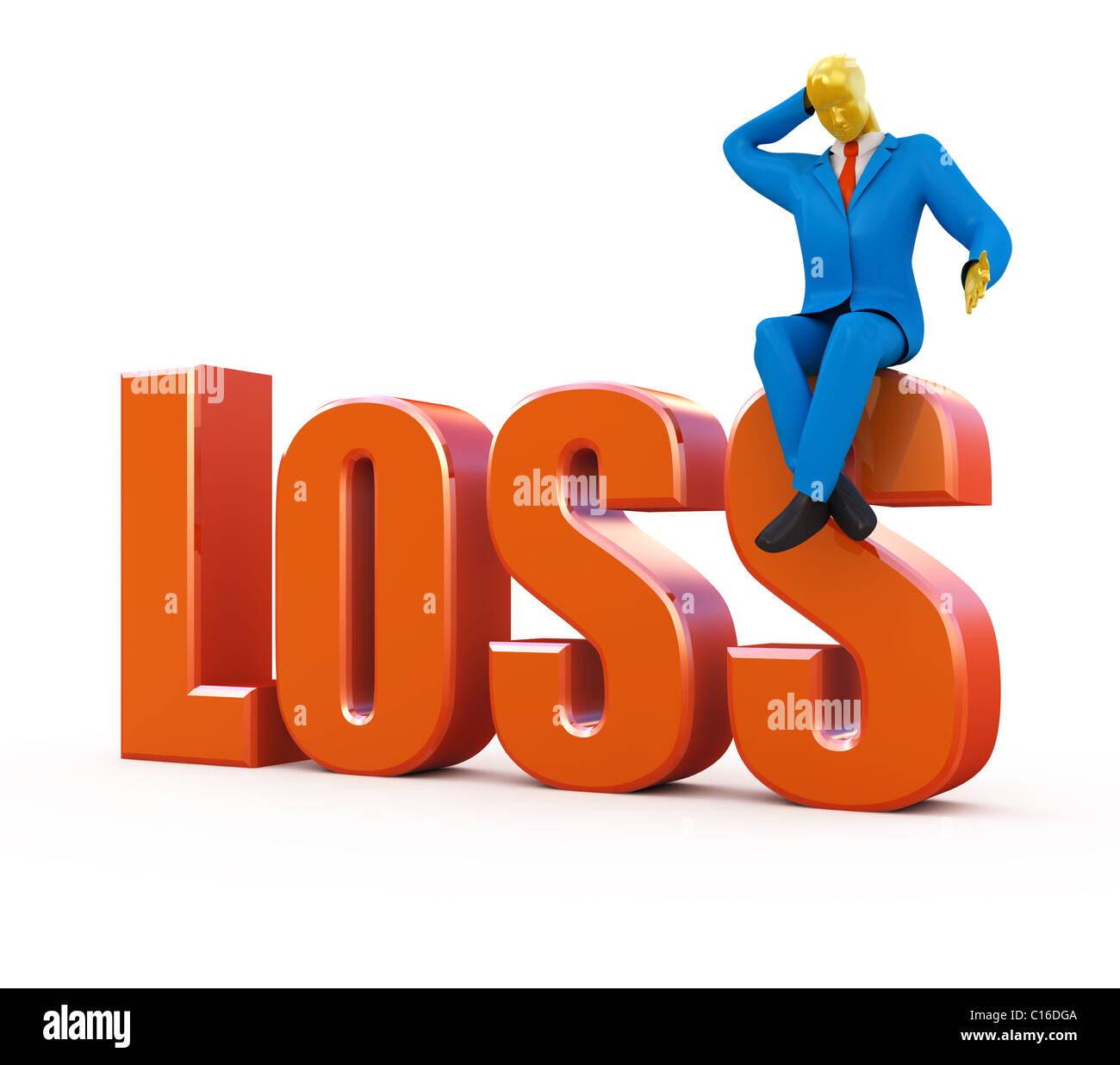 Stock market crash lose Cut Out Stock Images & Pictures - Alamy