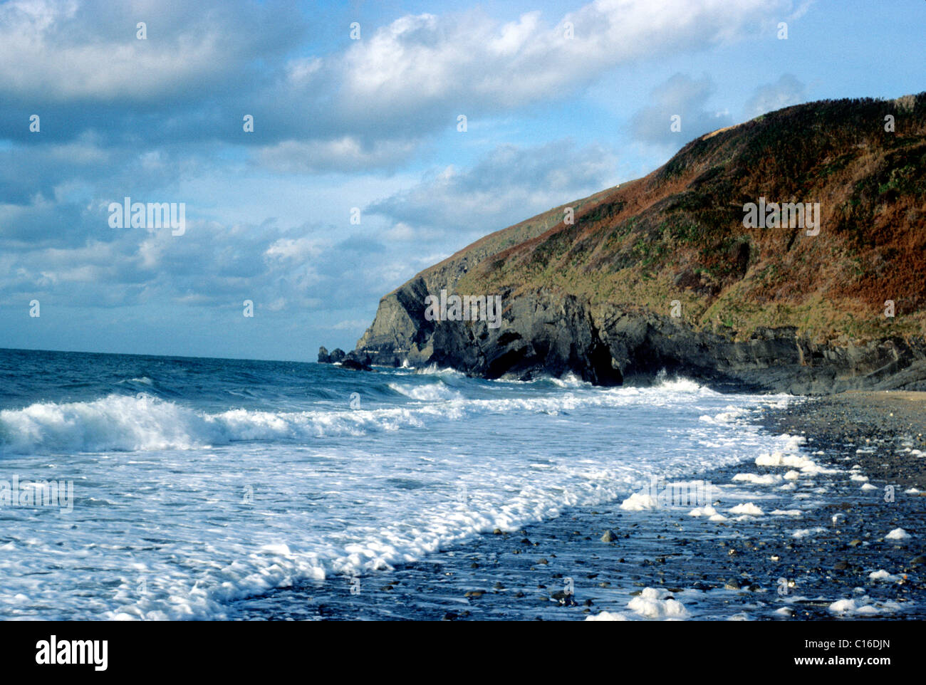 Traeth Penbryn, Ceredigion Wales Welsh coast coastal scenery beach ...