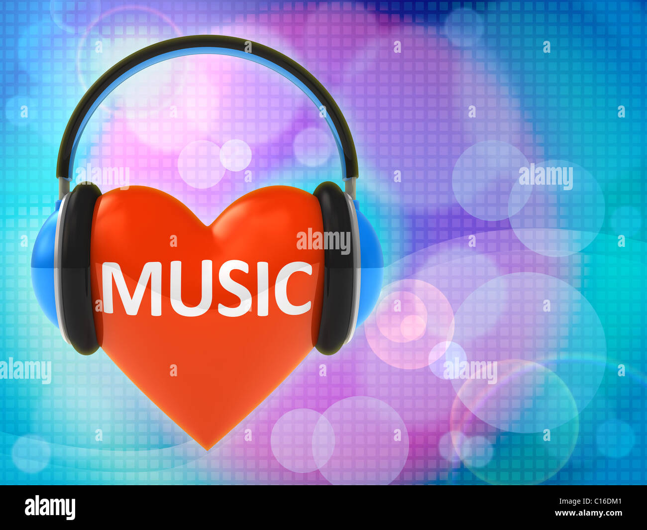 Love music. Abstract background Stock Photo - Alamy
