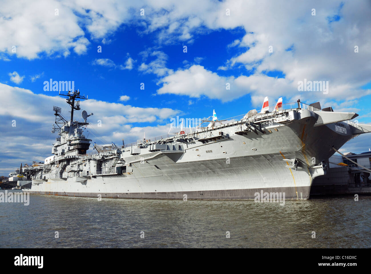 USS Intrepid is one of 24 Essex-class aircraft carriers built for the ...