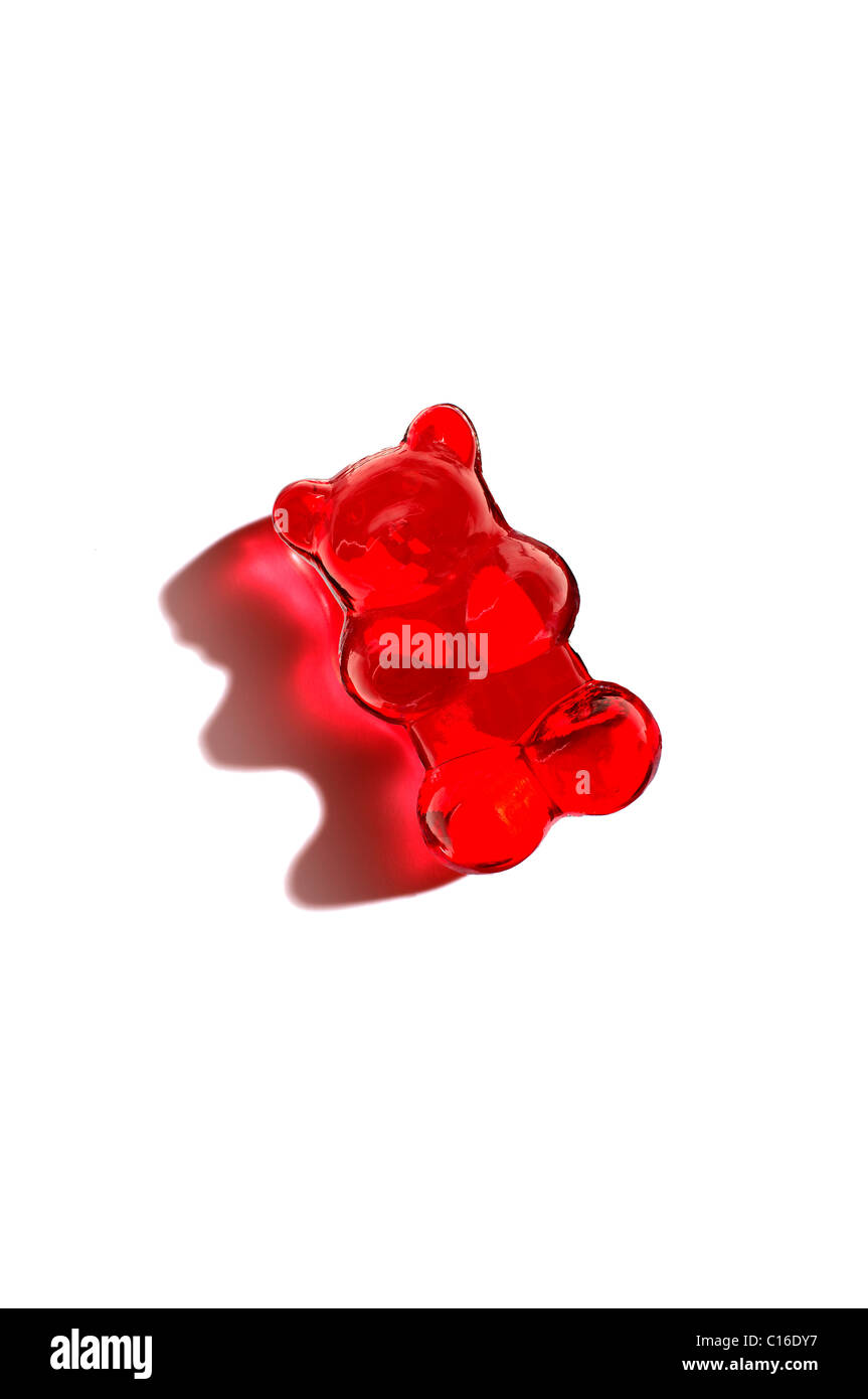 Jelly baby, red gummy bear Stock Photo - Alamy