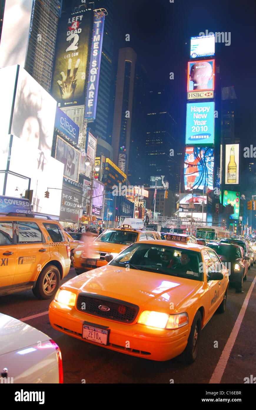 Times Square, featured with Broadway Theaters and animated LED signs ...