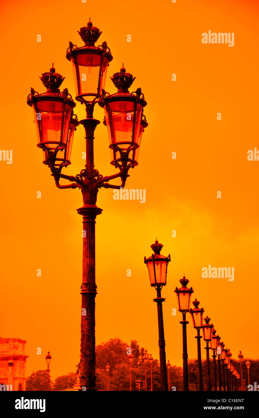 Lanterns in Paris, France Stock Photo - Alamy