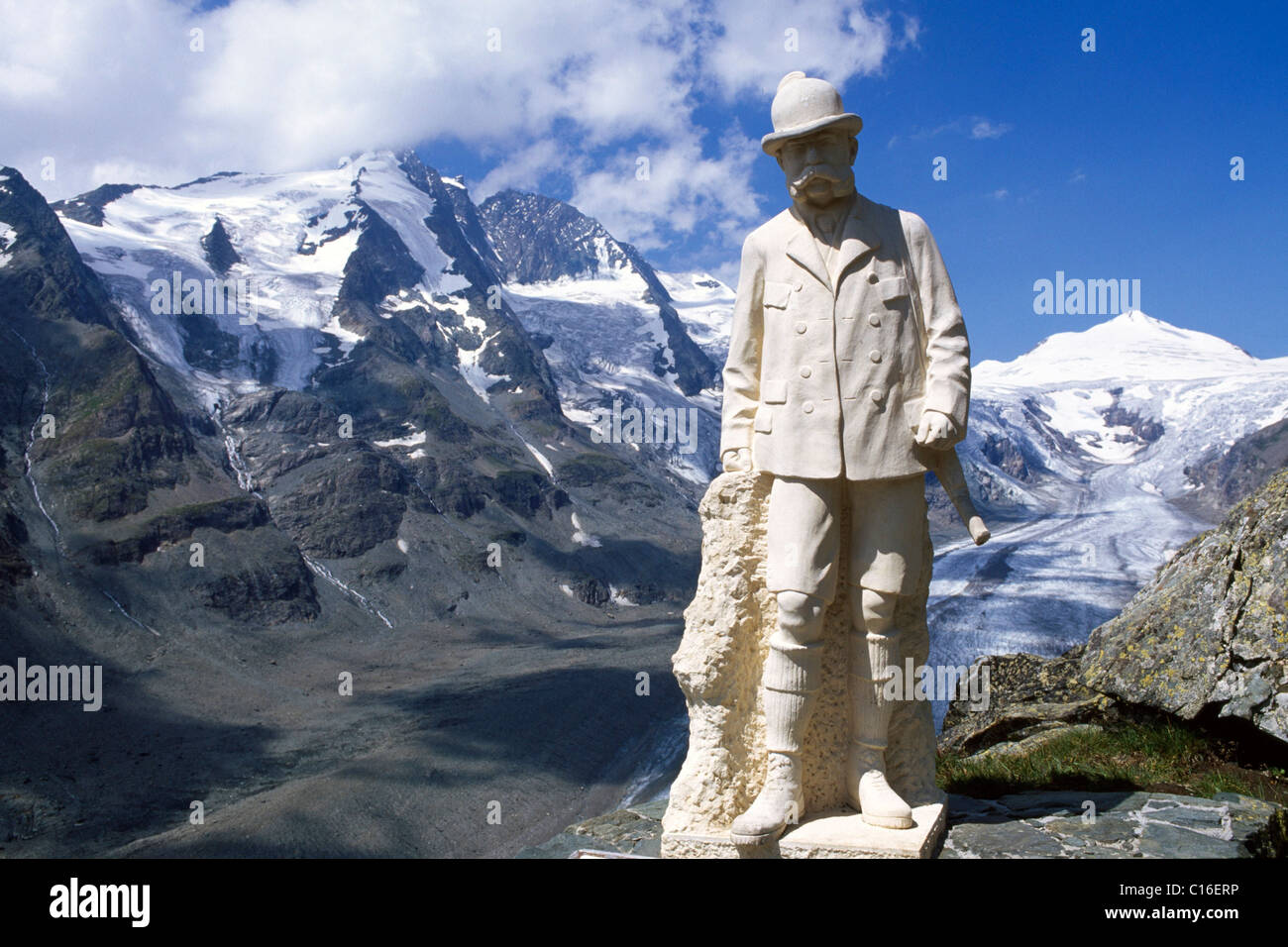 Franz Josef Monument, Mount Grossglockner, Pasterze Glacier, Hohe ...