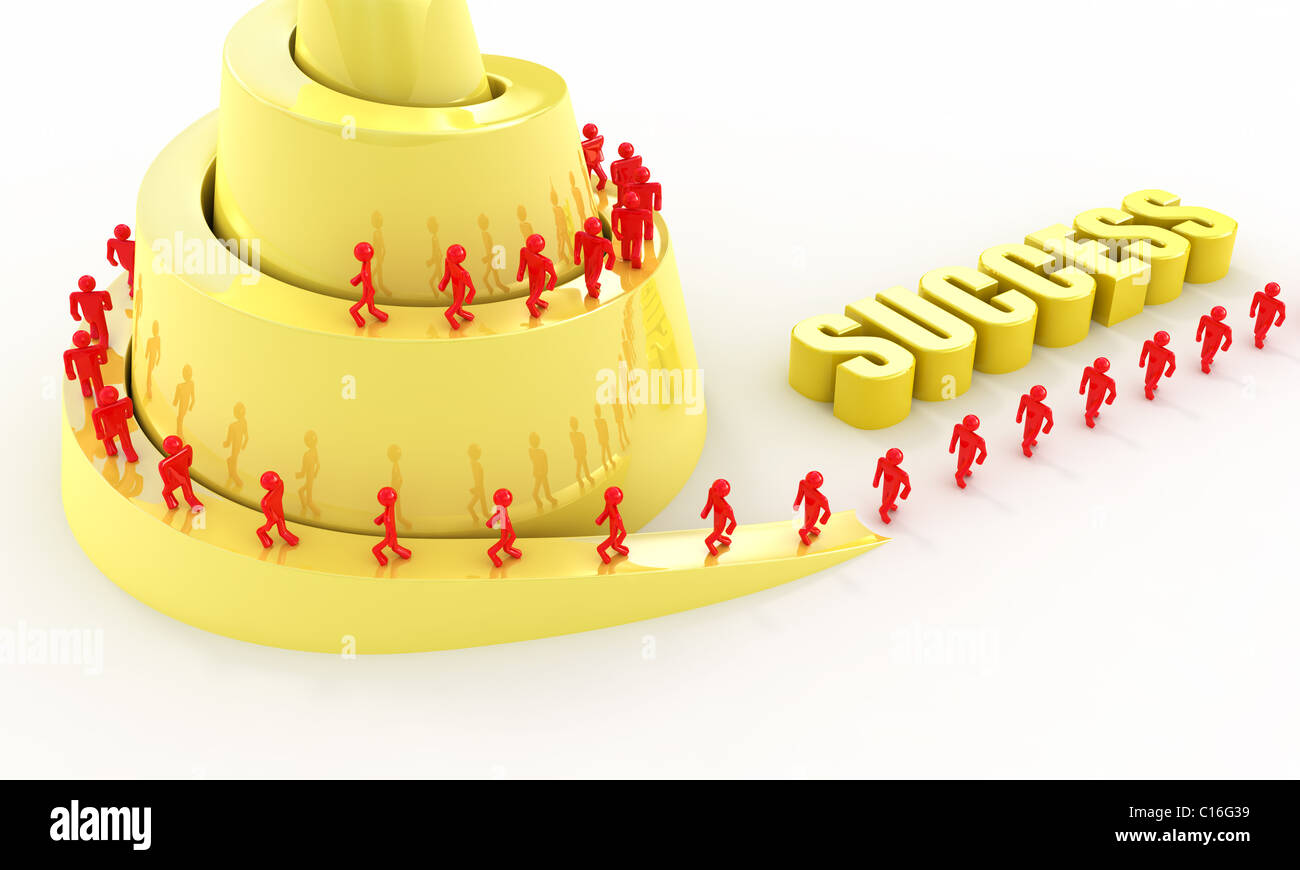 Road to success Stock Photo - Alamy