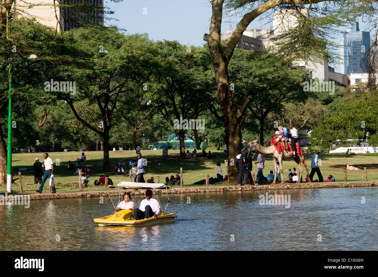 uhuru park scene nairobi kenya nairobi kenya Stock Photo - Alamy