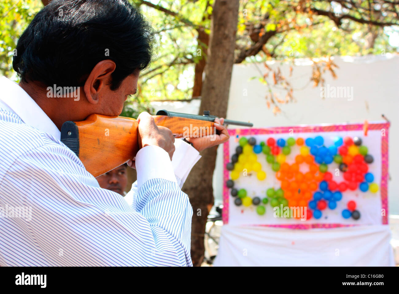 Balloon shooting hi-res stock photography and images - Alamy
