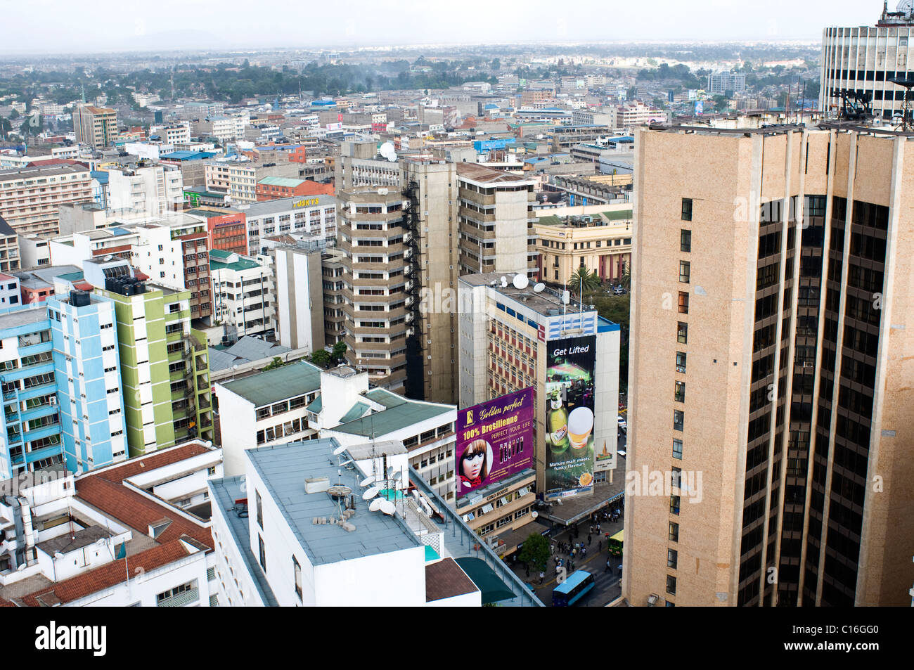 Nairobi aerial city centre hi-res stock photography and images - Alamy