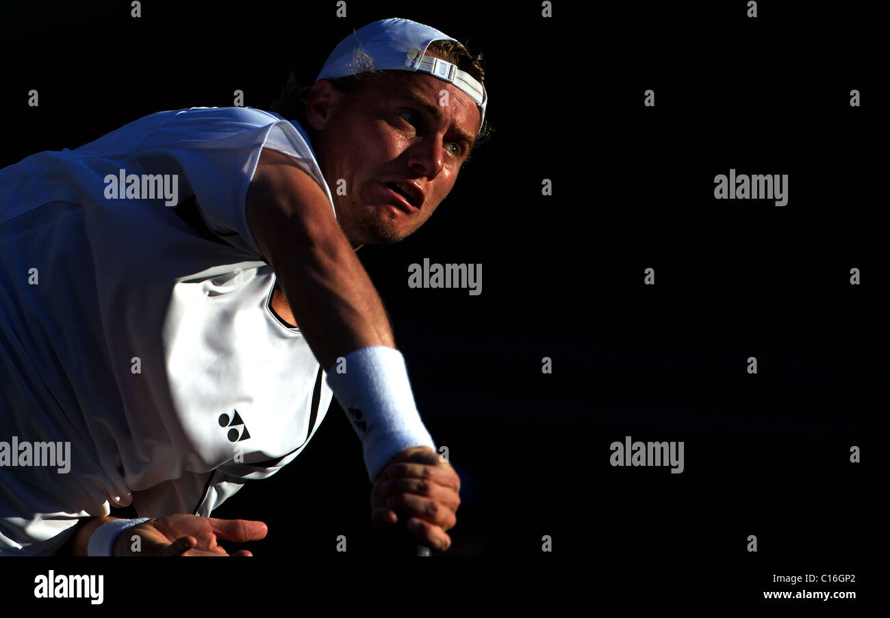 Lleyton Hewitt, Australia, in action at the All England Lawn Tennis ...