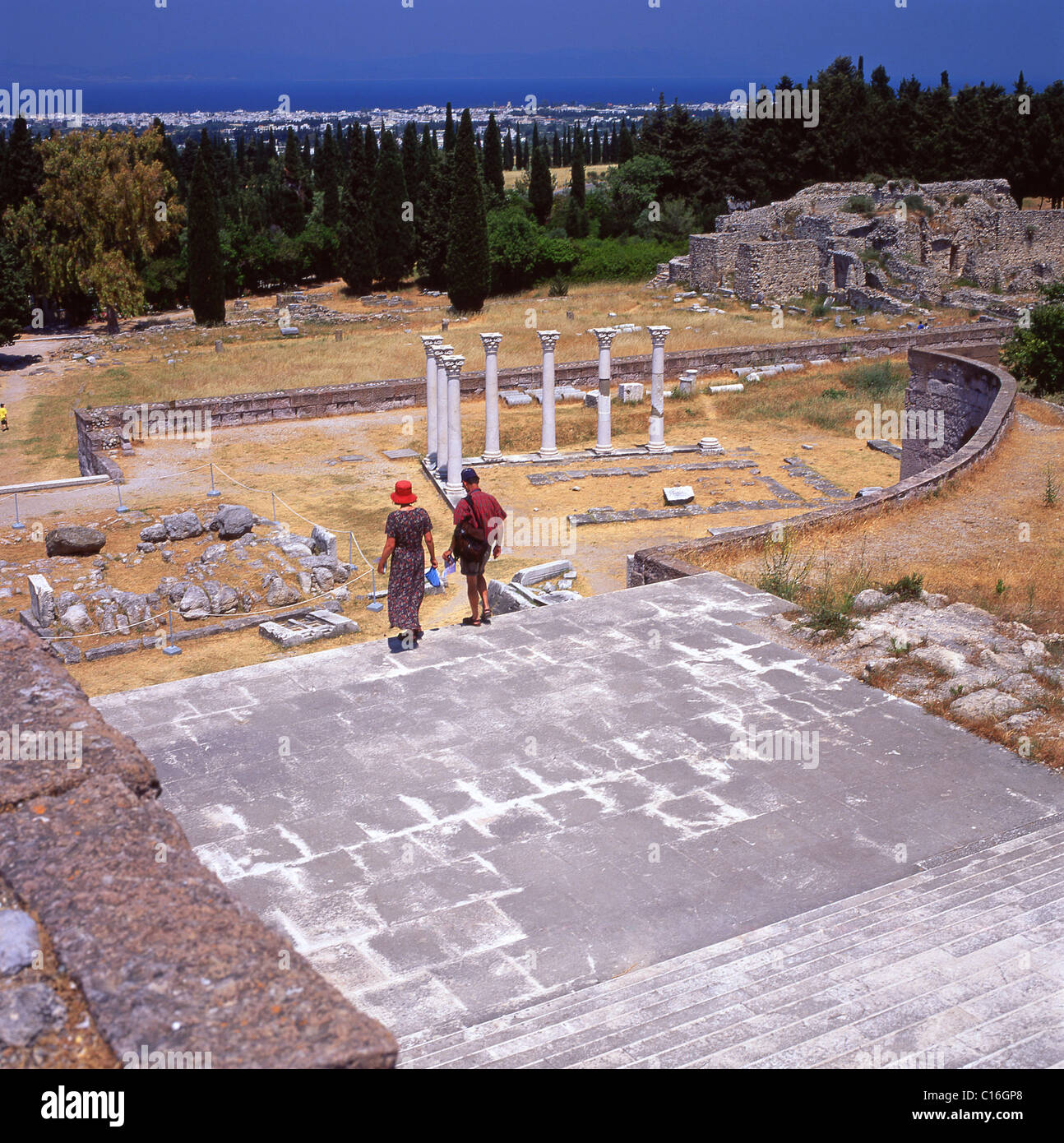The Asclepeion, Kos, The Dodecanese, South Aegean, Greece Stock Photo ...