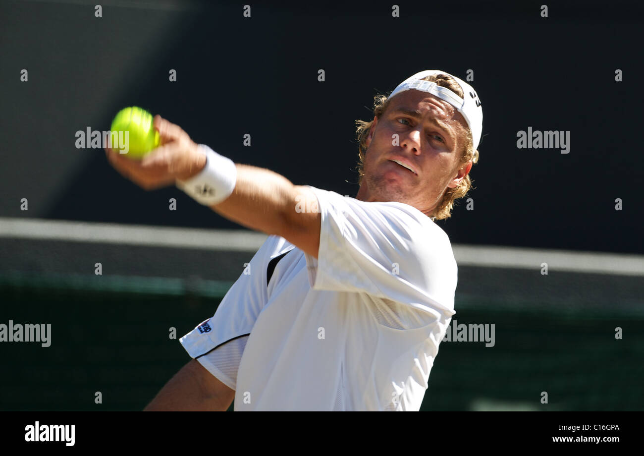 Lleyton Hewitt, Australia, in action at the All England Lawn Tennis ...