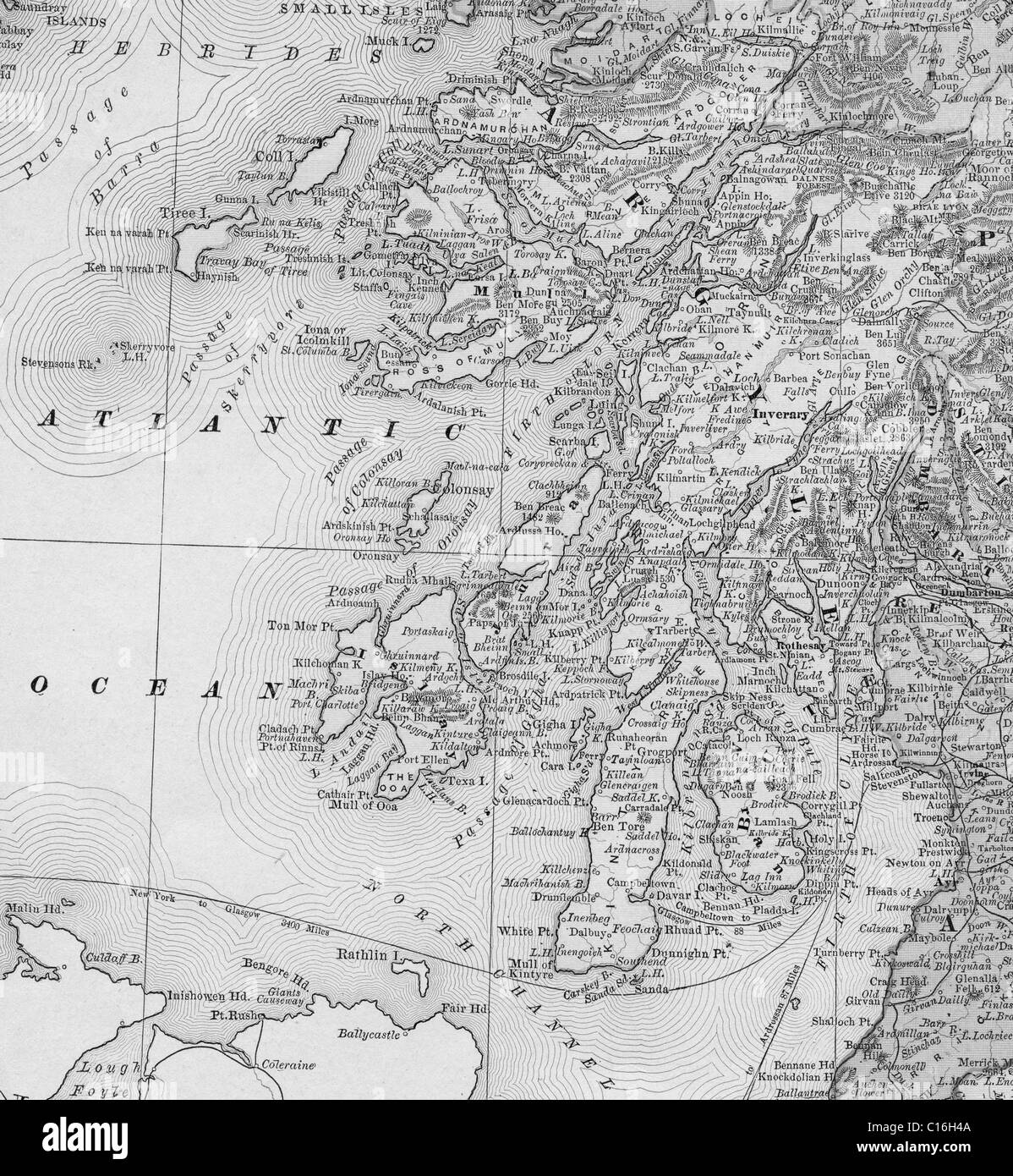 Scotland map Black and White Stock Photos & Images - Alamy