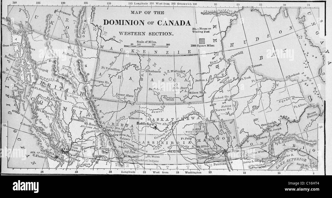 Canada Map Black and White Stock Photos & Images - Alamy