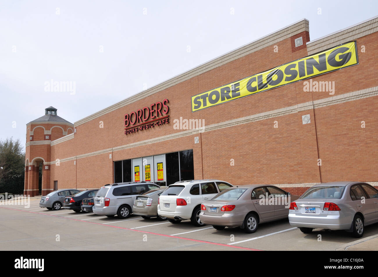 Borders Bookstore closing in Plano, Texas, USA Stock Photo - Alamy