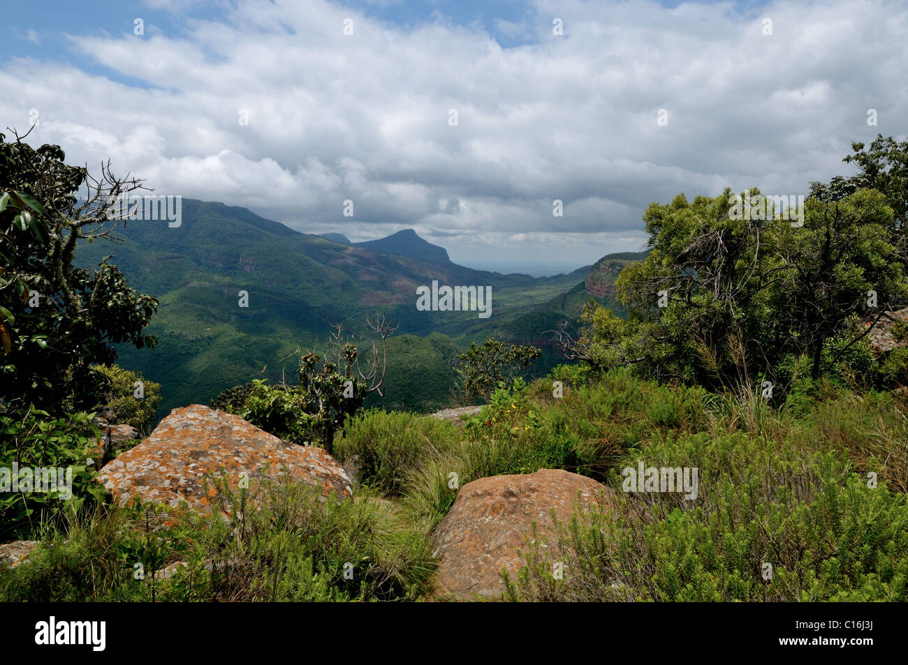 View of Drakensberg Mountains in South Africa Stock Photo - Alamy