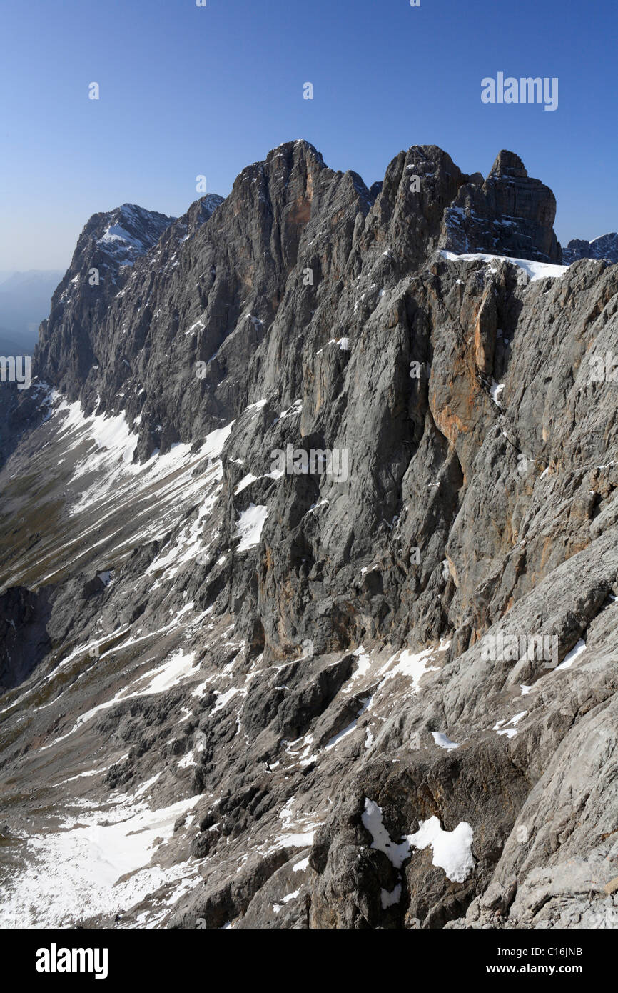 Mt Hoher Dachstein, view from the Hunerkogel cable car station ...