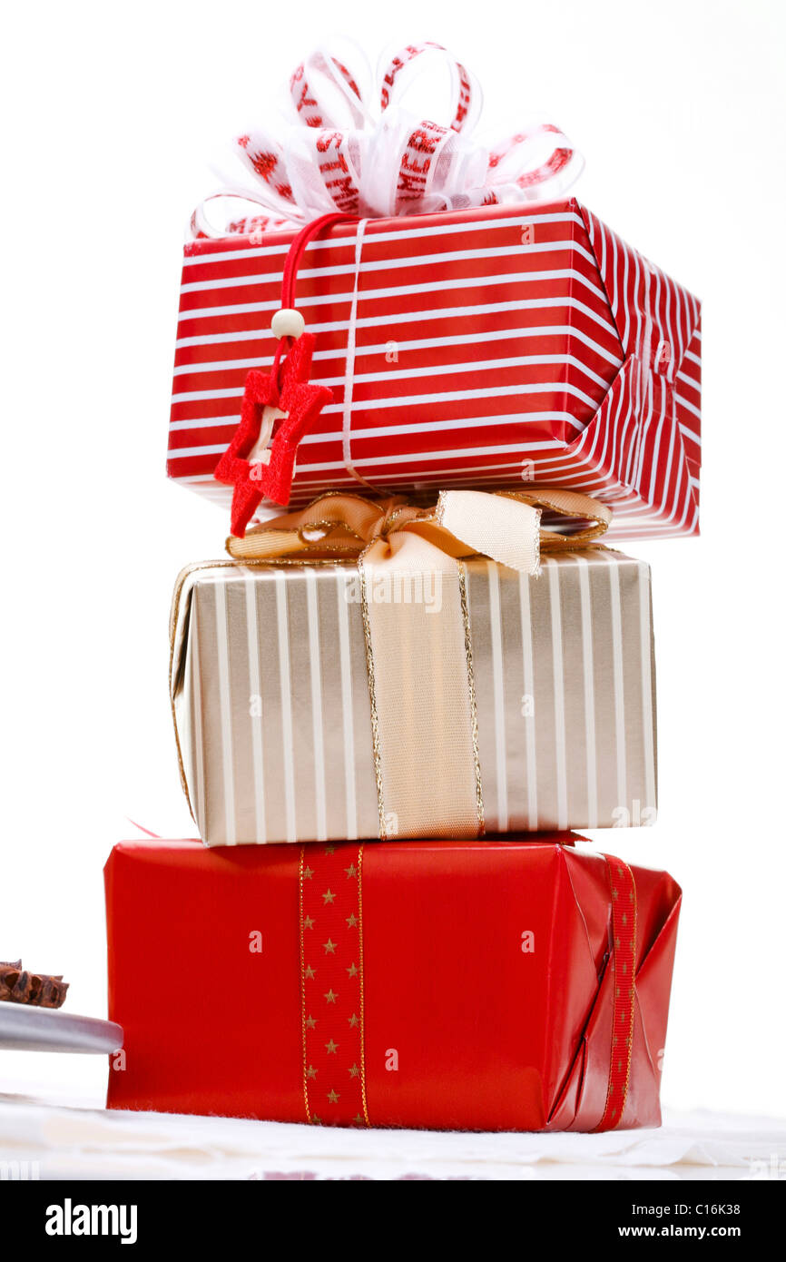 Christmas presents cut out stack hi-res stock photography and images ...