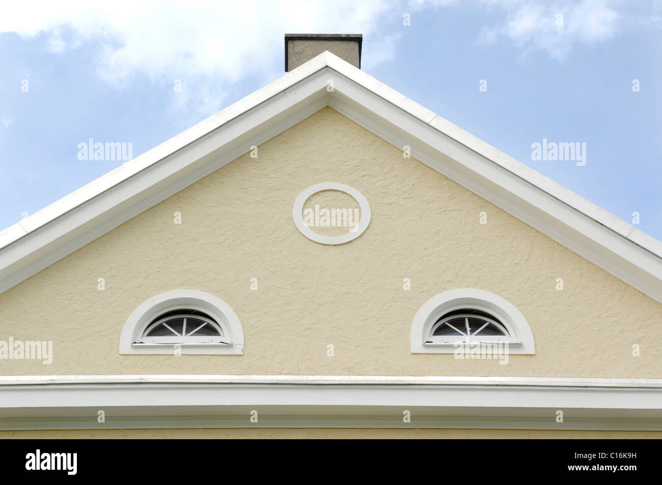 Crest of an old building Stock Photo - Alamy