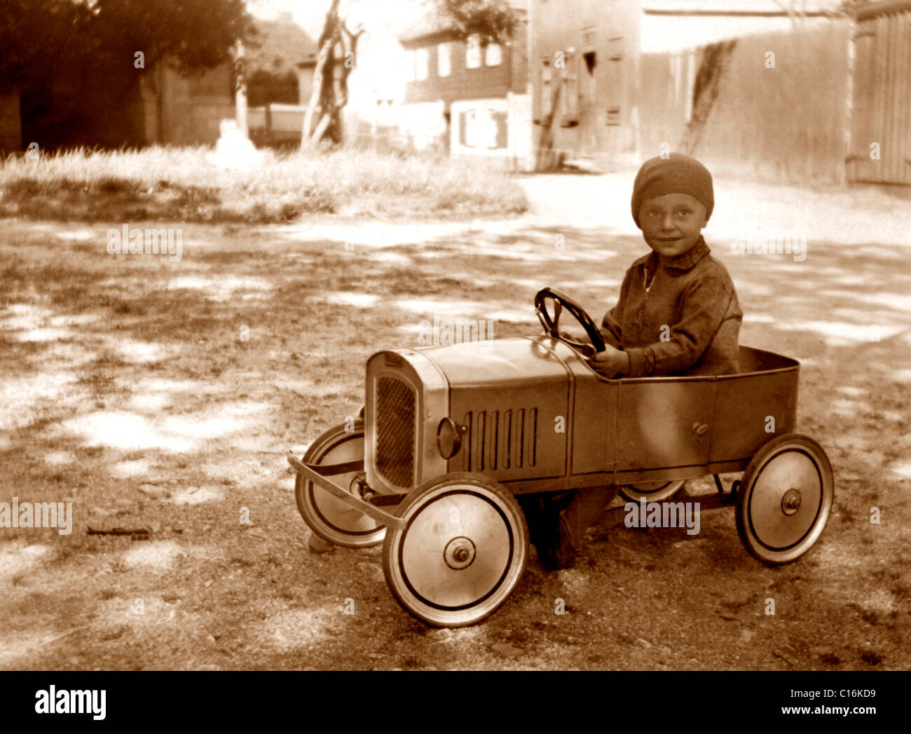 Historic photograph, my first car Stock Photo - Alamy