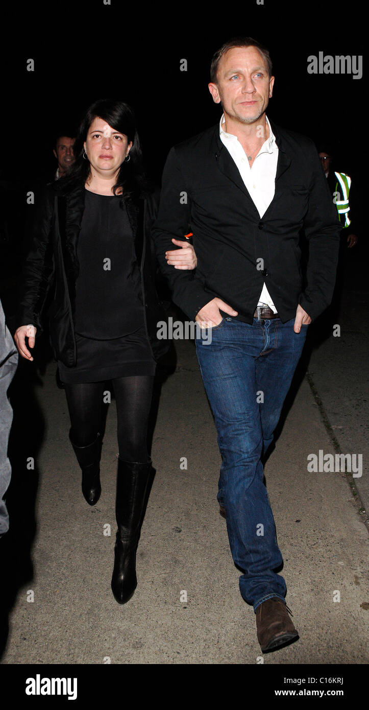 Daniel Craig and guest leave the Women in Film's 2nd Annual pre-Oscar ...