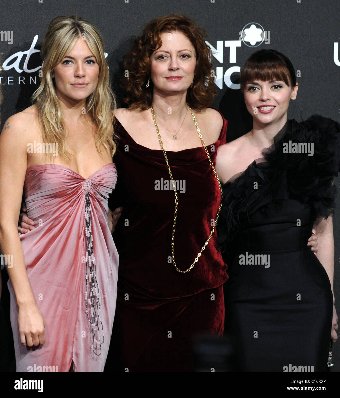 Sienna Miller, Susan Sarandon, Christina Ricci The Montblanc Signature ...