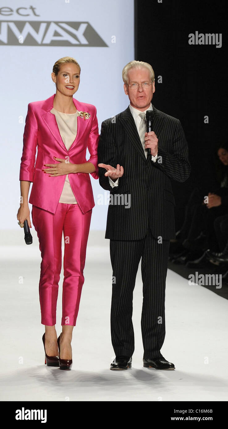 Heidi Klum, Tim Gunn Mercedes-Benz IMG New York Fashion Week Fall 2009 ...