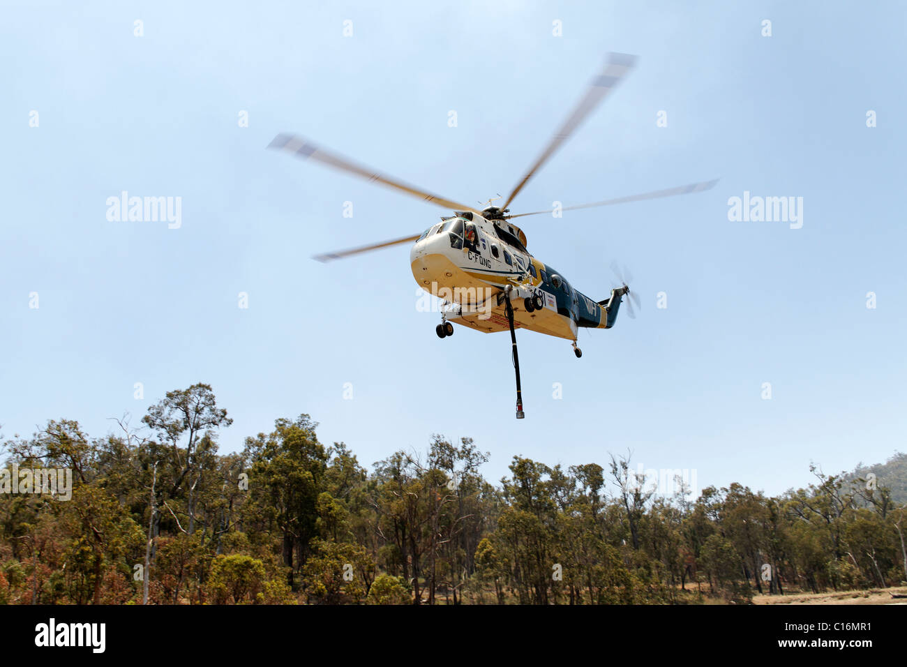 Fire Fighting Helicopter, Southwest Australia Stock Photo - Alamy