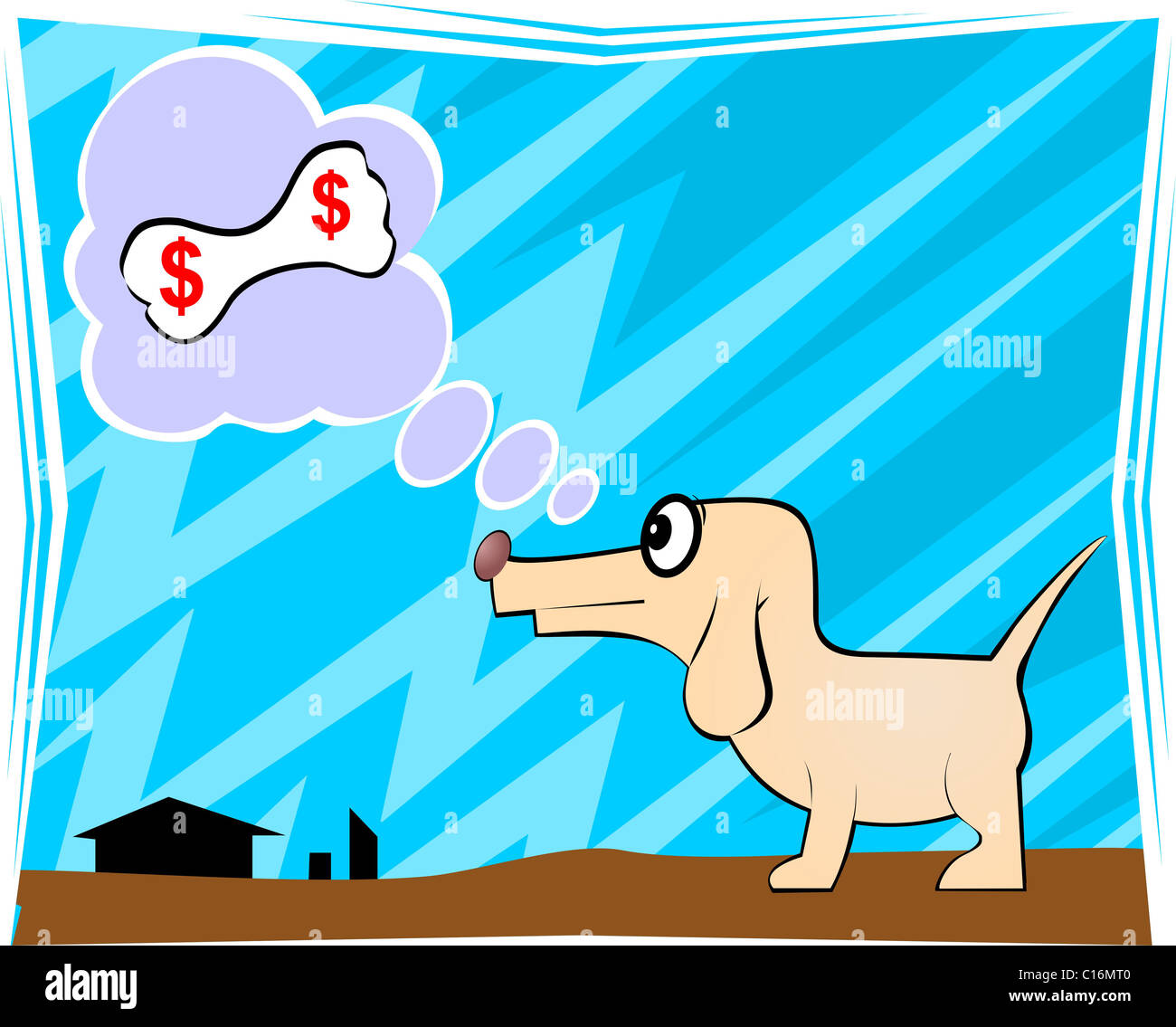 Dollar dog hi-res stock photography and images - Alamy