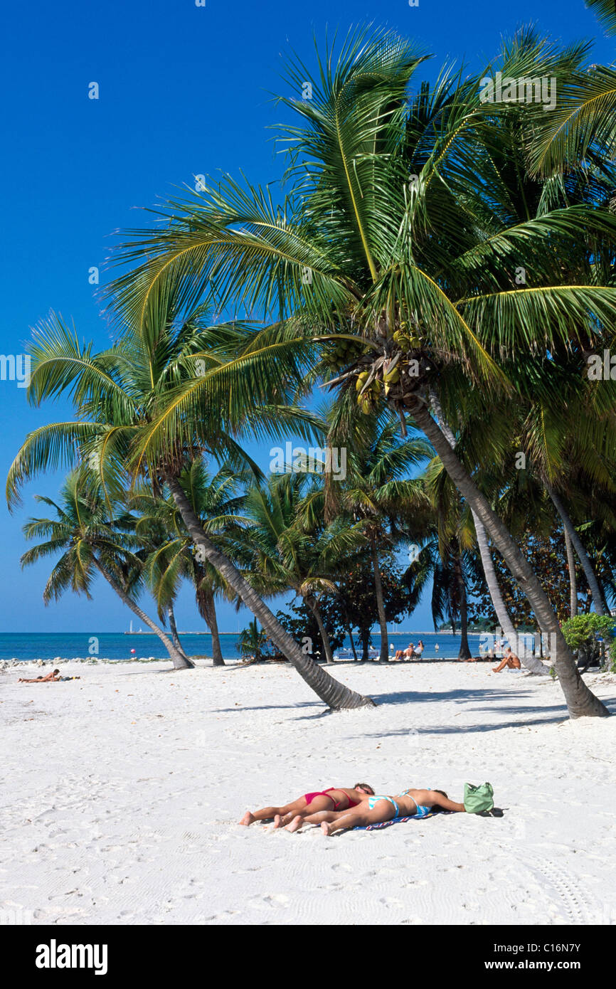 Smathers Beach, Key West, The Keys, Florida, USA Stock Photo - Alamy