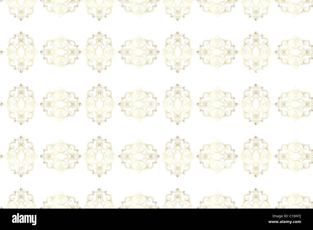 seamless golden vintage fabric pattern Stock Photo - Alamy