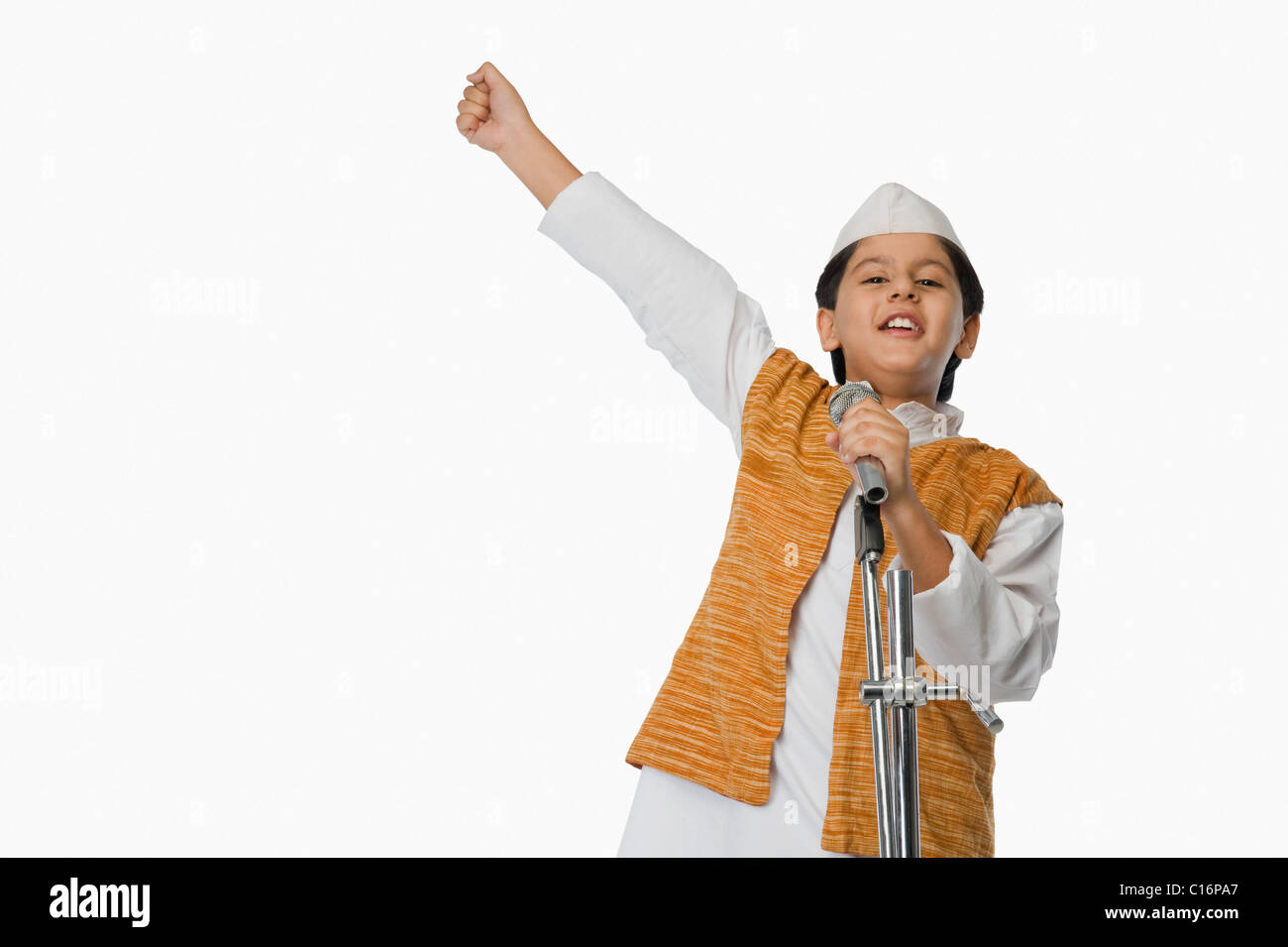 Child giving speech hi-res stock photography and images - Alamy