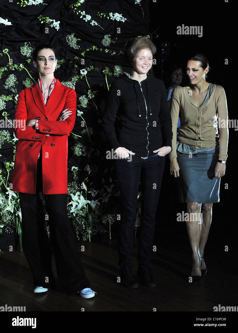 Yasmin Le Bon, Erin O'Connor and Lily Cole London Fashion Week Autumn ...