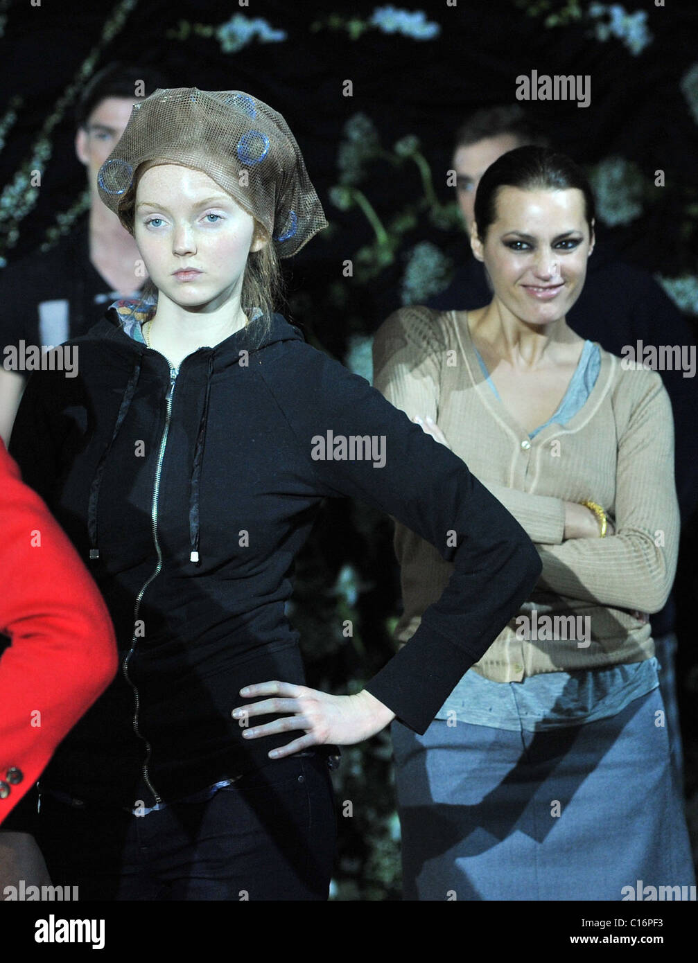 Yasmin Le Bon and Lily Cole London Fashion Week Autumn/Winter 2009 ...