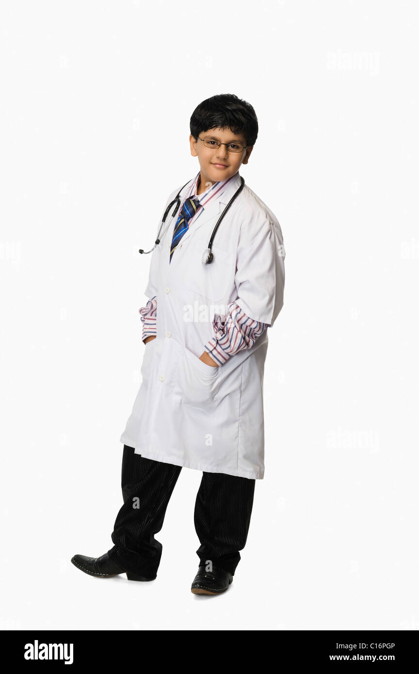 In lab coat Cut Out Stock Images & Pictures - Alamy