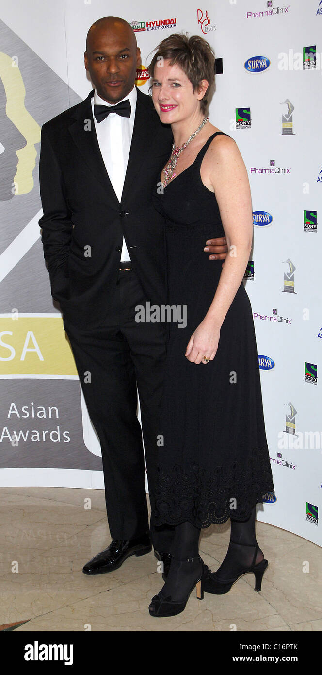 Colin Salmon and Fiona Hawthorne British Asian Sports Awards held at ...