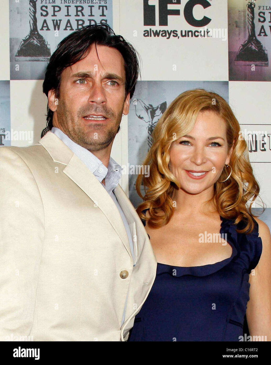 Jon Hamm, Jennifer Westfeldt 2009 Film Independent's Spirit Awards at ...