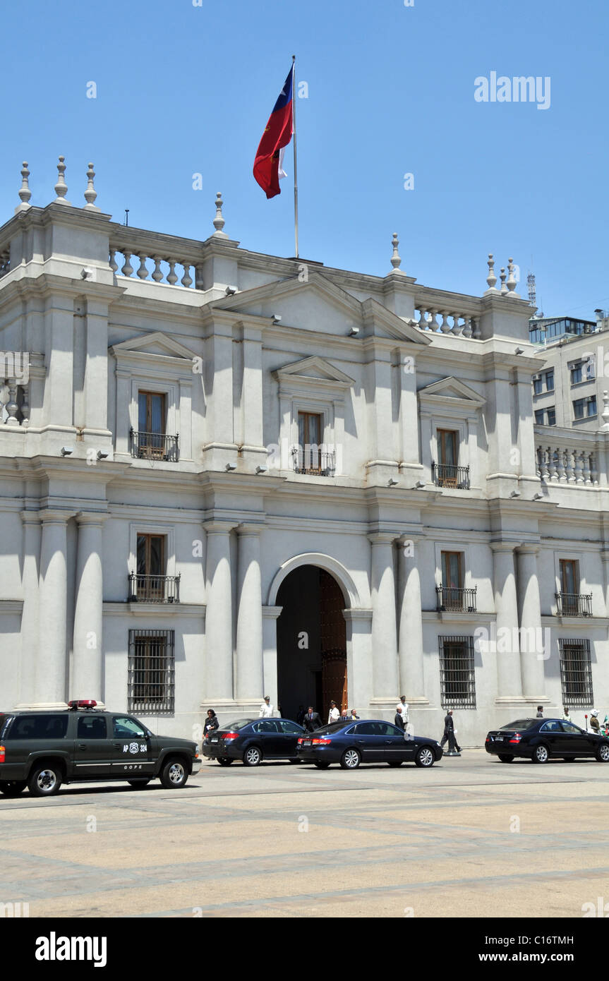Moneda palace Santiago Chile South America Stock Photo - Alamy